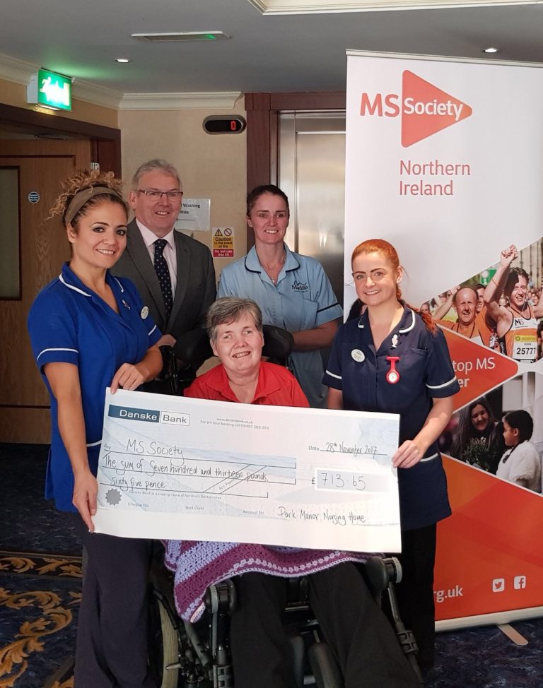 MS Society Cheque Presentation - Macklin Group